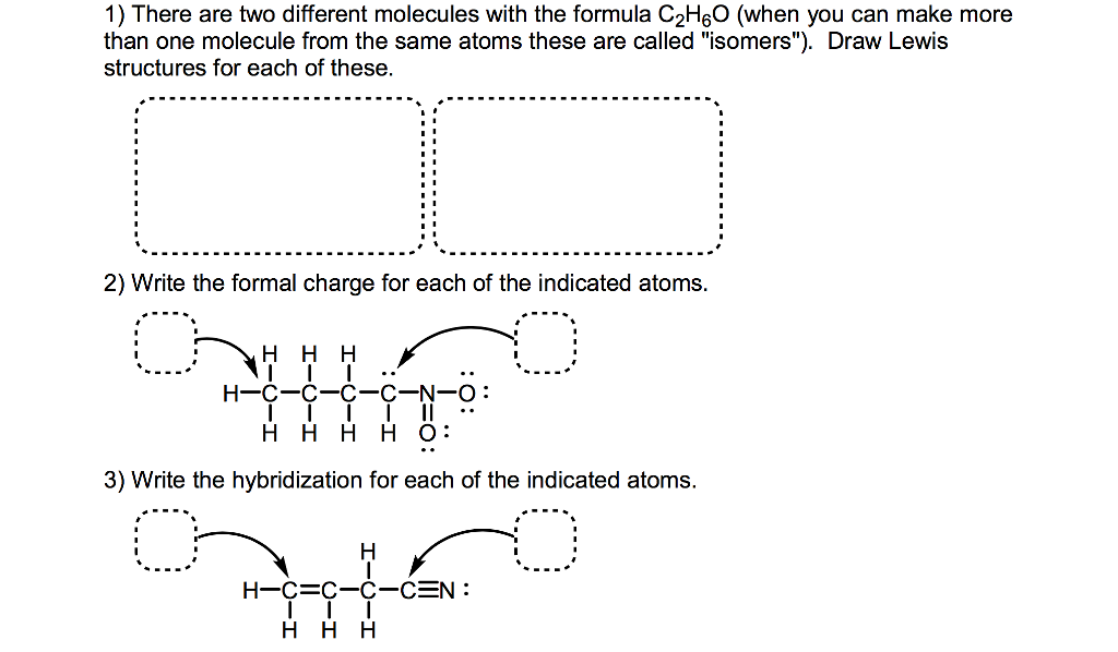 C2h6o Lewis Structure Isomers