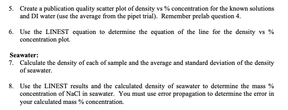 5. Create a publication quality scatter plot of | Chegg.com