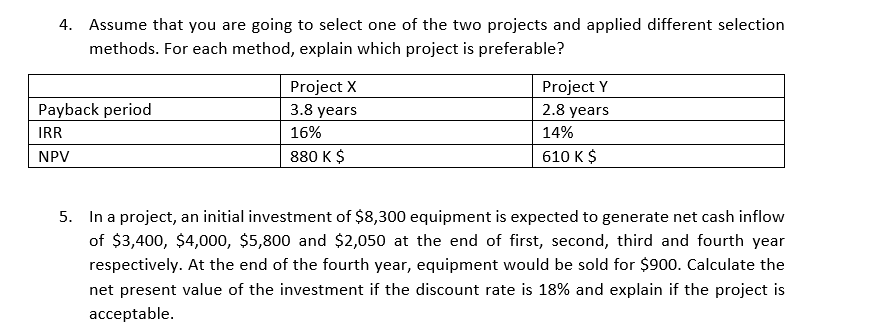 Solved I need you to solve these problems with using excel | Chegg.com