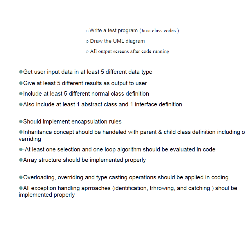 Solved - Write a test program (Java class codes.) Draw the | Chegg.com