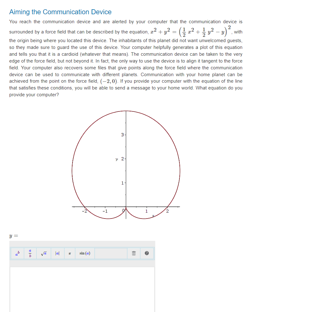 Solved Aiming the Communication Device You reach the | Chegg.com