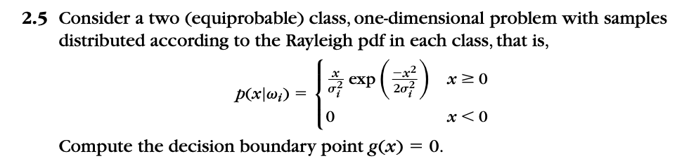Problem 2: Prob. 2.5 in textbook. It is asking for a | Chegg.com