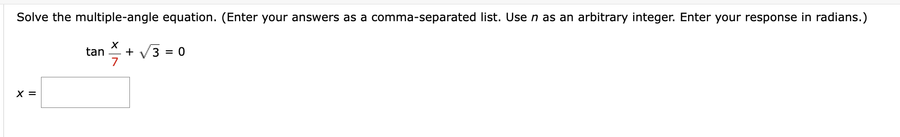 Solved Solve the multiple-angle equation. (Enter your | Chegg.com