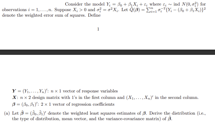 Solved I am a bit stuck trying to find the distribution, | Chegg.com