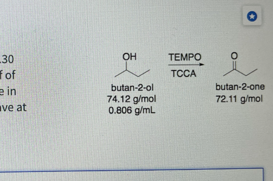 Solved What is the theoretical yield of butan-2-one (shown) | Chegg.com
