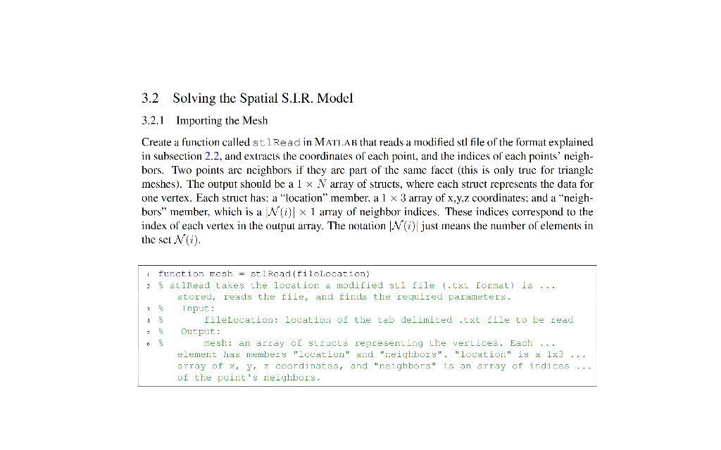 2.2 Modified STL File Structure STL is a data format | Chegg.com