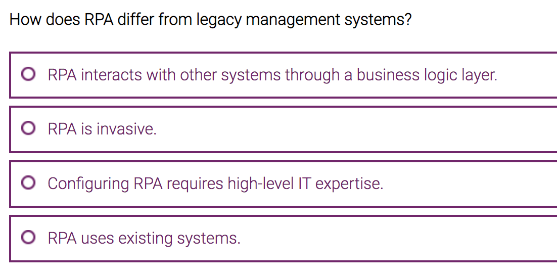 Solved How can RPA benefit an enterprise? It can save time | Chegg.com