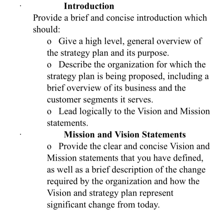 Solved Introduction Provide a brief and concise introduction | Chegg.com