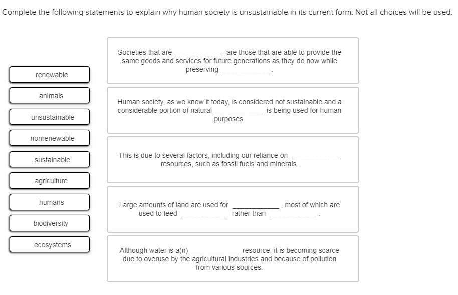 Solved Complete the following statements to explain why | Chegg.com