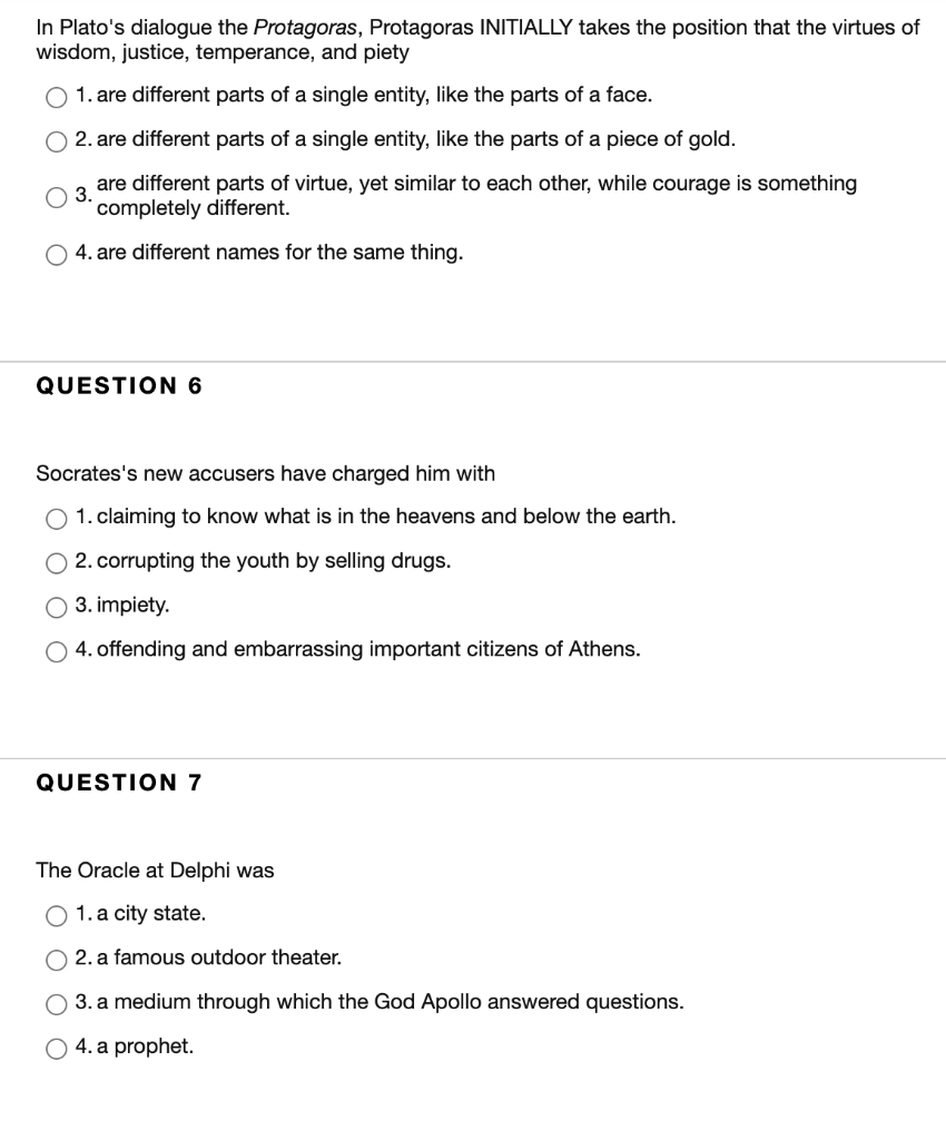 In Plato's dialogue the Protagoras, Protagoras | Chegg.com