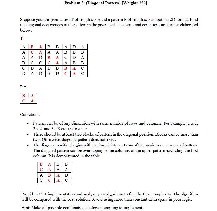 Solved C++ code. Please do consider the time and space | Chegg.com
