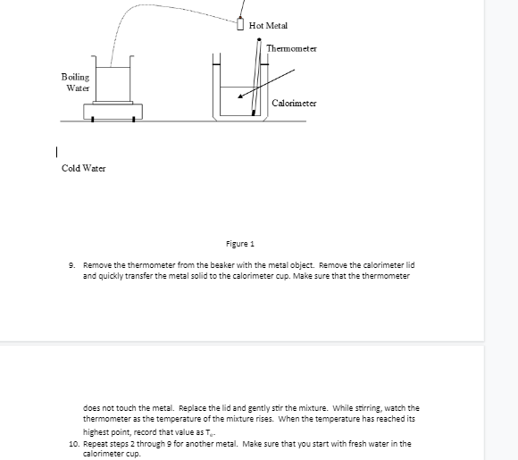 Solved Lab 1 Specific Heat Objective After completing this | Chegg.com
