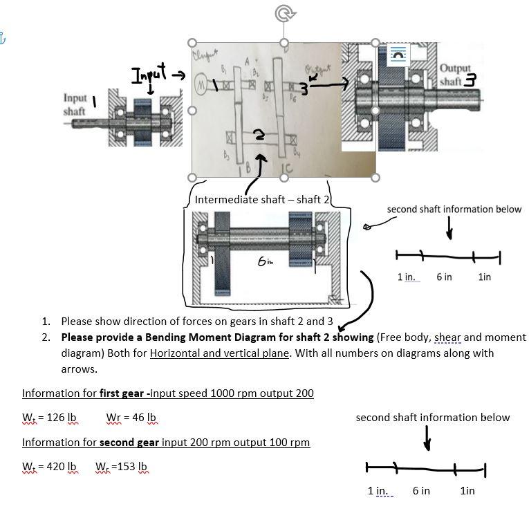 Solved Two Gear Pairs First Gear Top (A) is the driving gear | Chegg.com