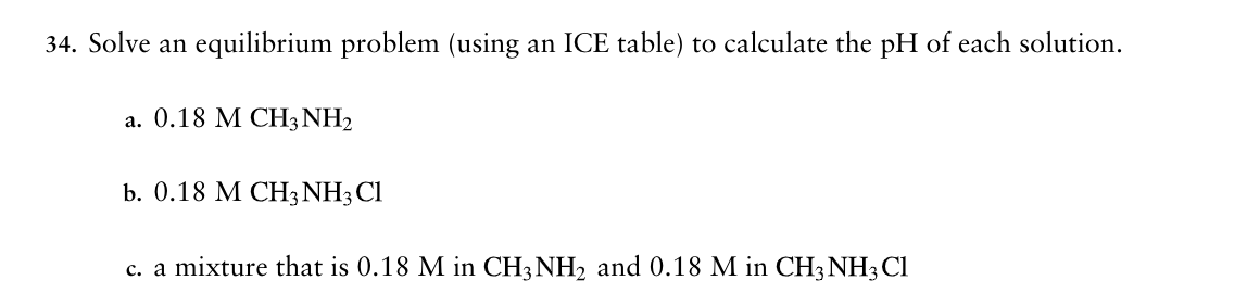 Solved 30 Solve An Equilibrium Problem Using An Ice Table