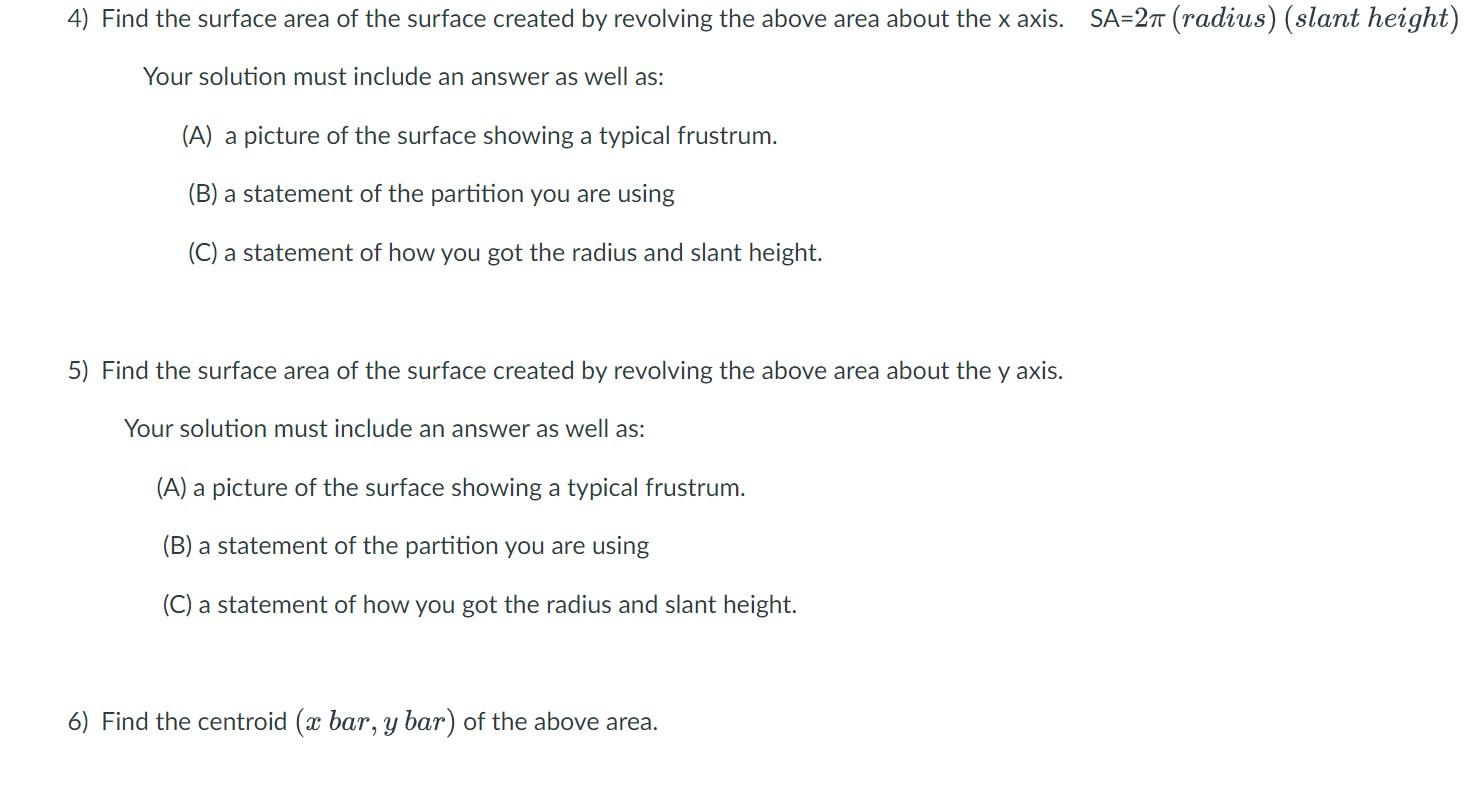 Solved Need #6 Problems 4,5 and 6 all have to do with the | Chegg.com