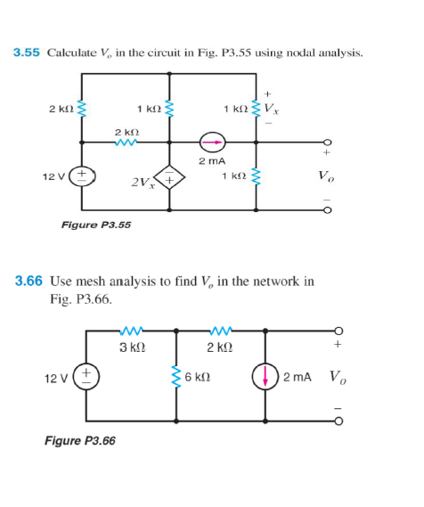 Solved 3.74 Find /, in the circuit in Fig. P3.74, using mesh | Chegg.com