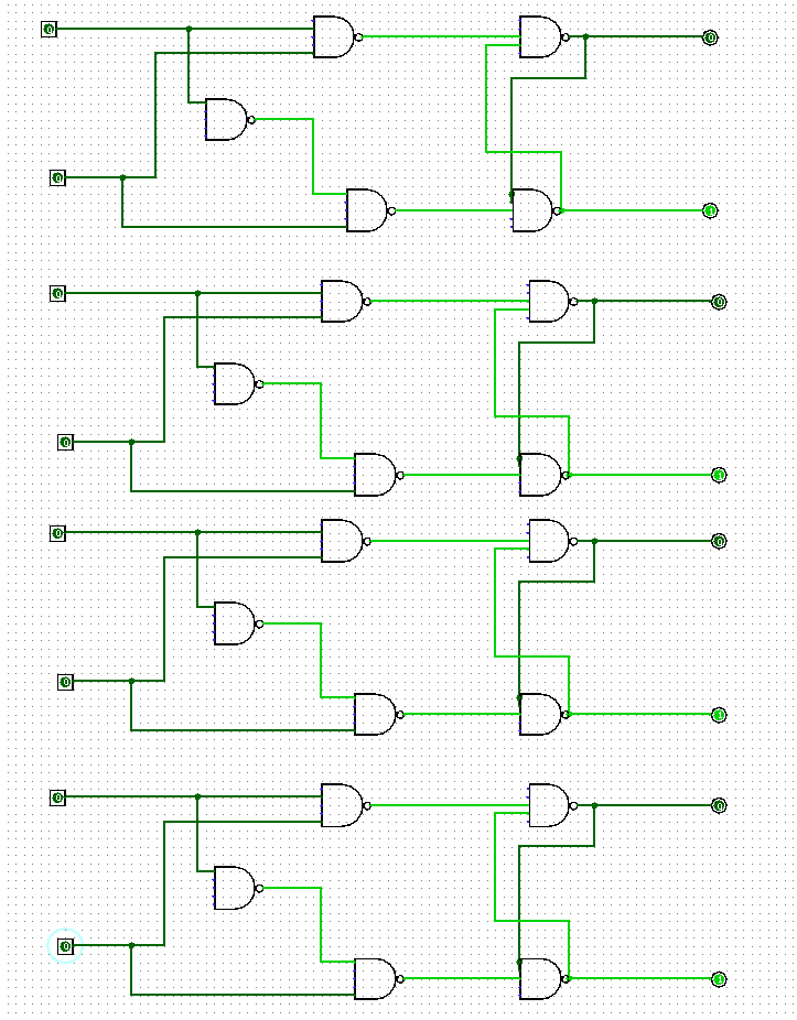 Solved How do I connect these to turn them from 4 1-bit | Chegg.com