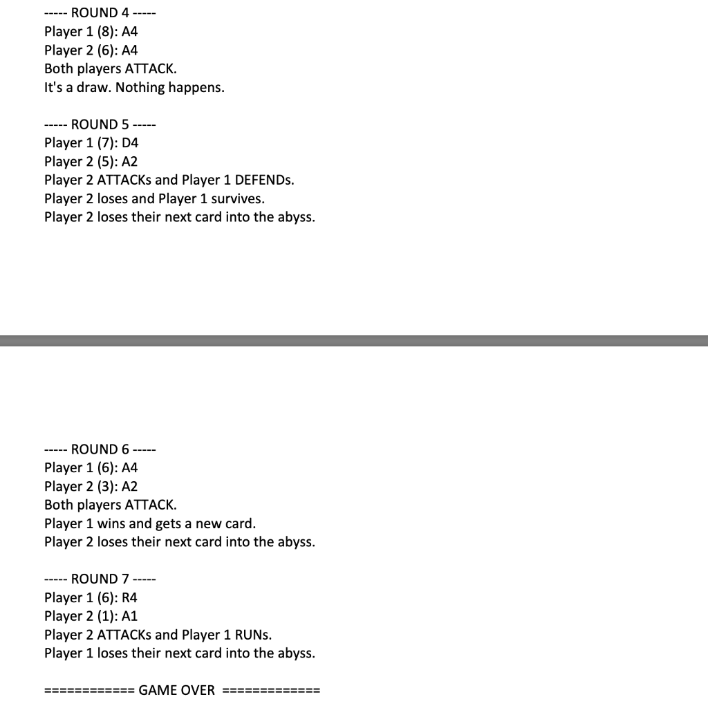 Solved Game Description Overview The project is to create a | Chegg.com
