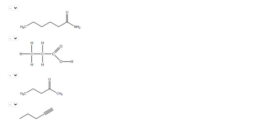 Solved Match each structure with its condensed chemical | Chegg.com