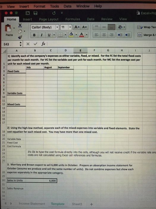 Solved Excel Project+ 2+F17 (Compatibility Model es Mailings | Chegg.com