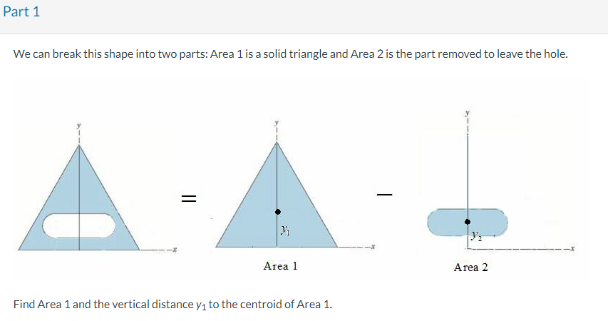Solved Determine the y-coordinate of the centroid of the | Chegg.com