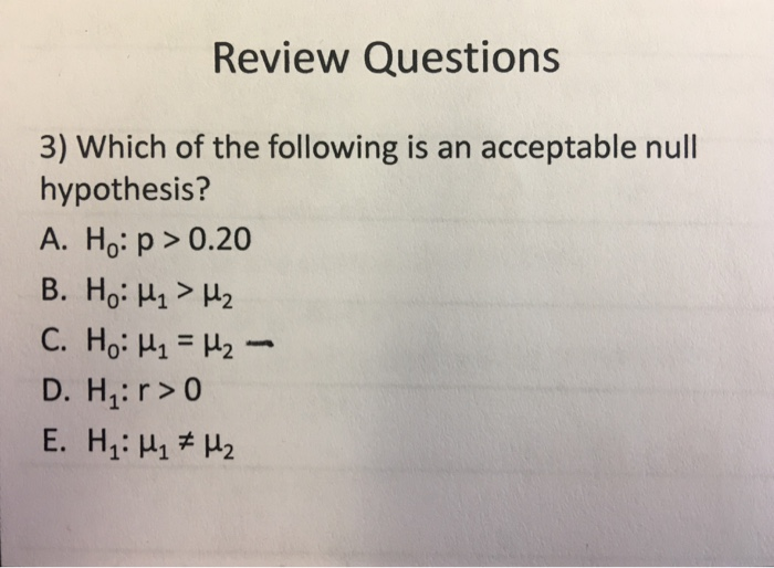 Solved Review Questions 3) Which of the following is an | Chegg.com