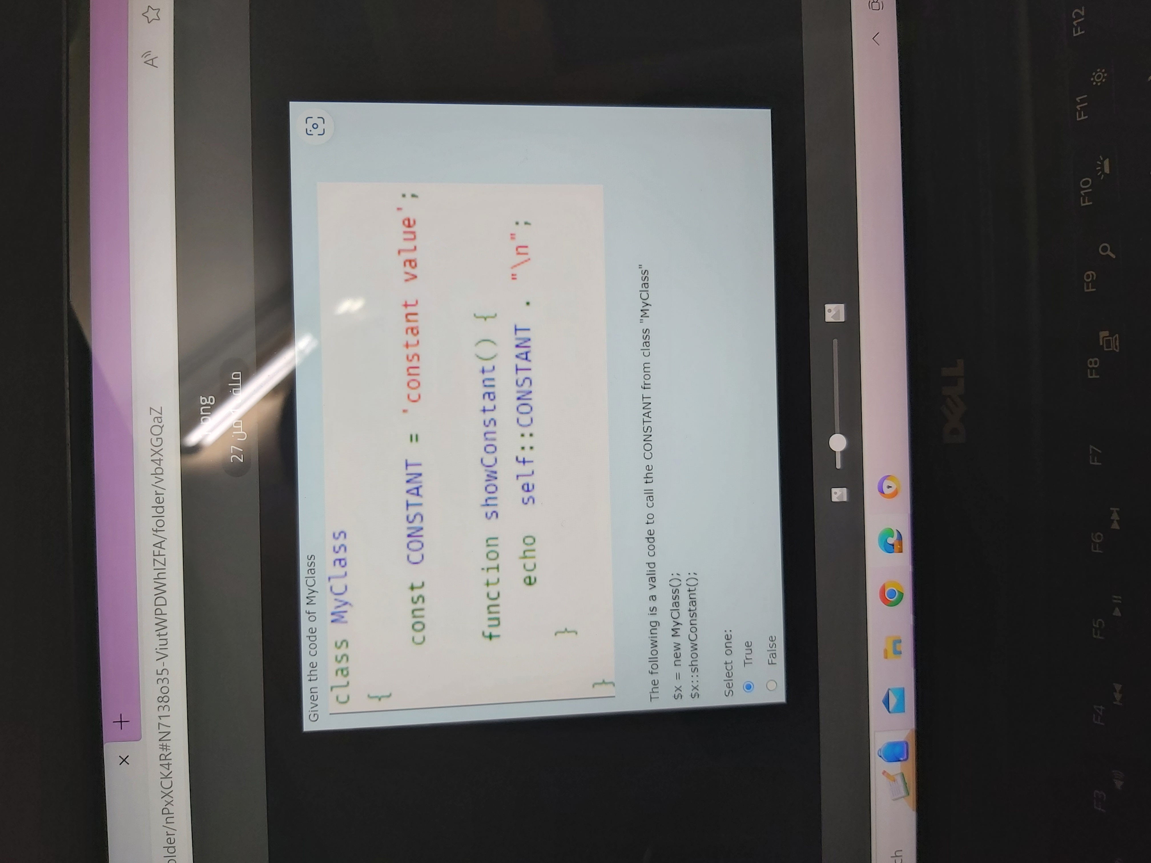 Solved Given The Code Of Myclassclass Myclass Const Constant 