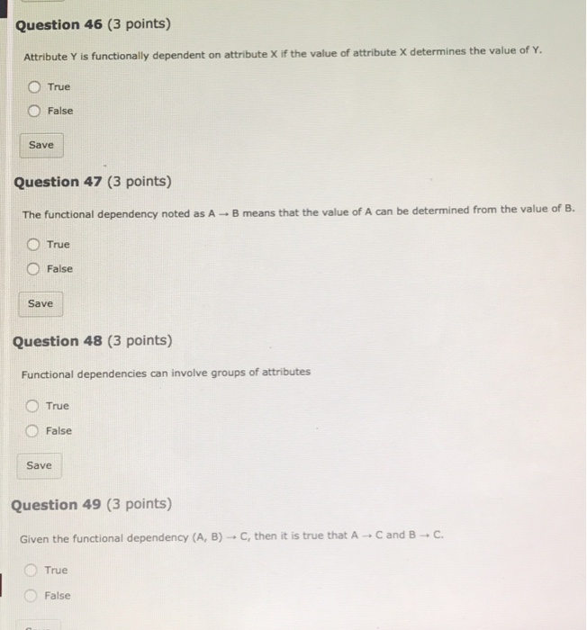 Solved Question 2 (3 points) In an enterprise-class database | Chegg.com