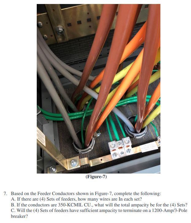 Solved TER (Figure-7) 7. Based on the Feeder Conductors | Chegg.com