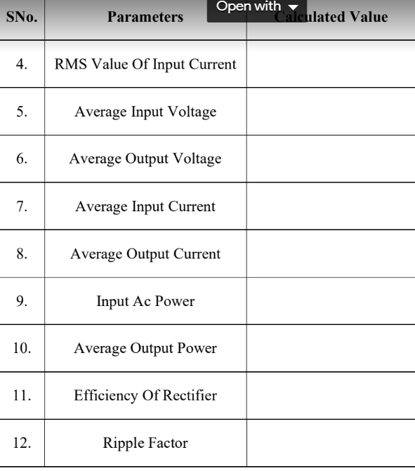 Task 2: Full wave rectifier 1. Construct full wave | Chegg.com