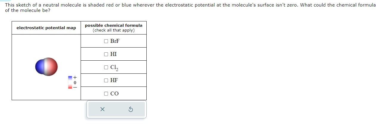 Solved This sketch of a neutral molecule is shaded red or | Chegg.com