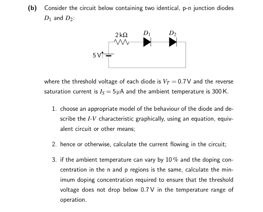 Solved Consider the circuit below containing two identical, | Chegg.com