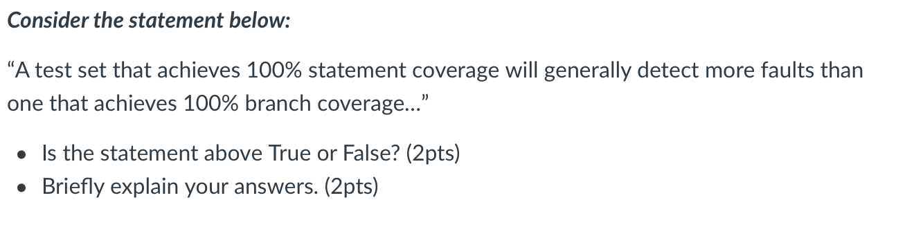 Solved Consider the statement below: “A test set that | Chegg.com