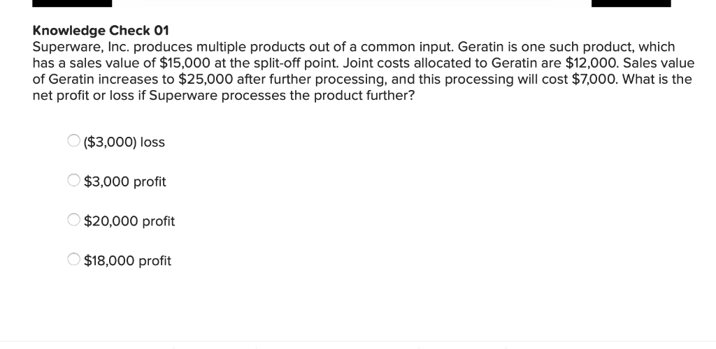 Solved Knowledge Check 01 Which of the following does NOT | Chegg.com