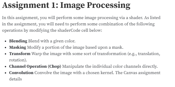 Assignment 1: Image Processing In this assignment, | Chegg.com