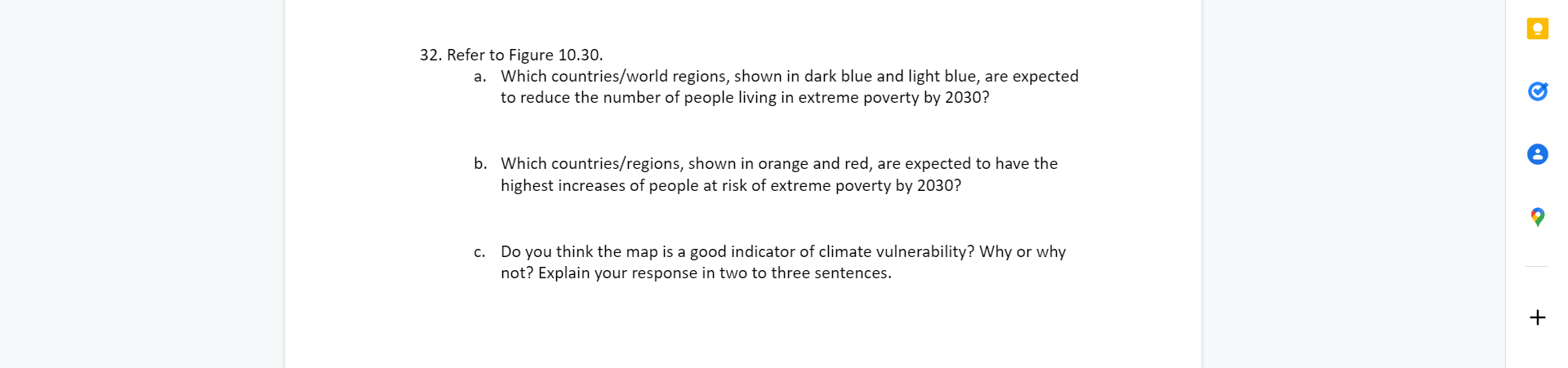Solved Figure 10.30: Additional People at Risk of Extreme | Chegg.com