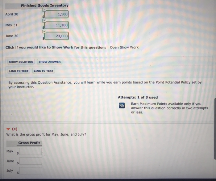 Solved Exercise 20-10 (Part Level Submission) Tierney | Chegg.com
