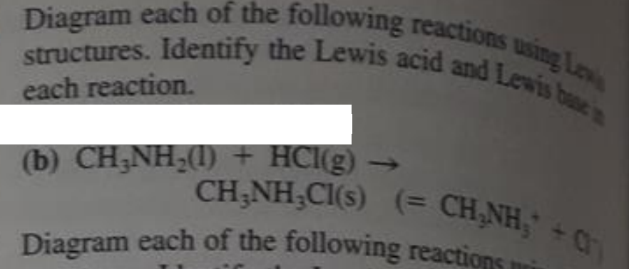 Solved Diagram each of the following reactions using Lewis | Chegg.com