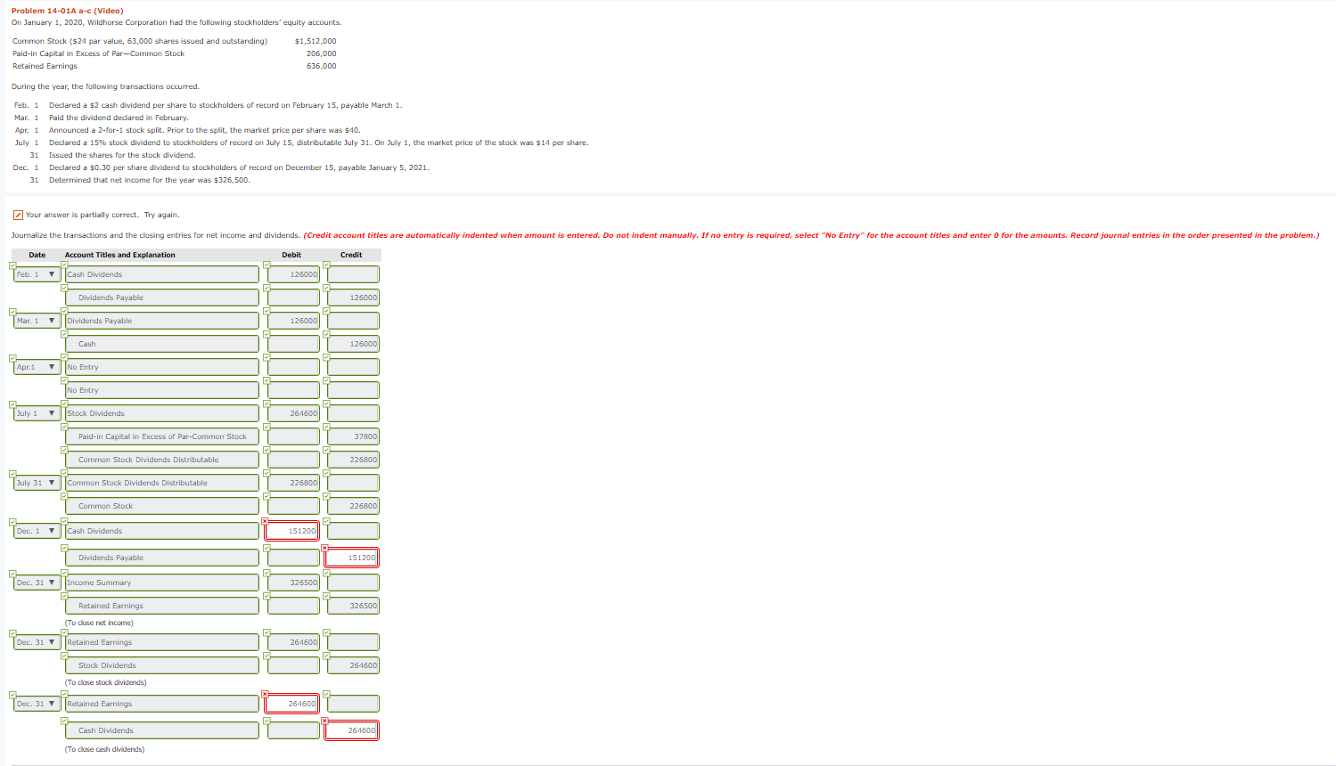 Solved Problem 14-01A a-c (Video) On January 1, 2020, | Chegg.com