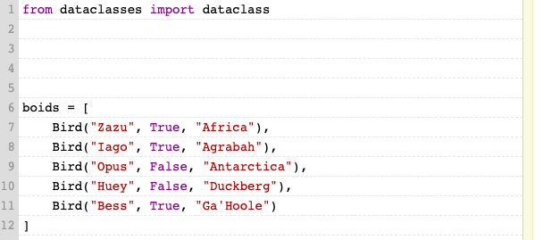 Solved Blockpy Python Wish For Wings Define The Dataclass 