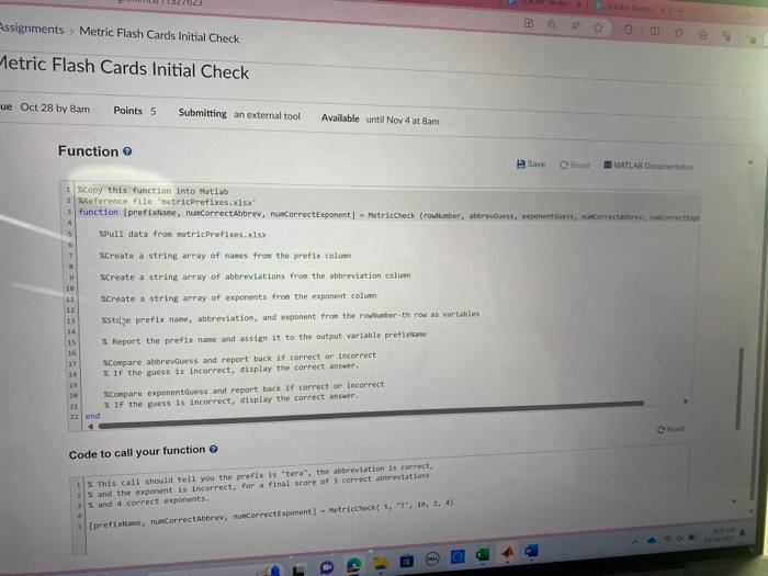 Solved Assignments > Metric Flash Cards Initial Check Metric | Chegg.com