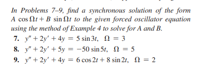 Solved 1. Verify that for b = 0 and Fext (t) = 0, equation | Chegg.com