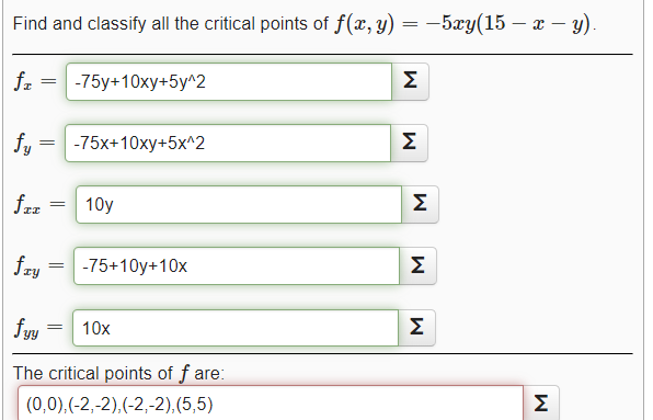 Solved Find and classify all the critical points of | Chegg.com