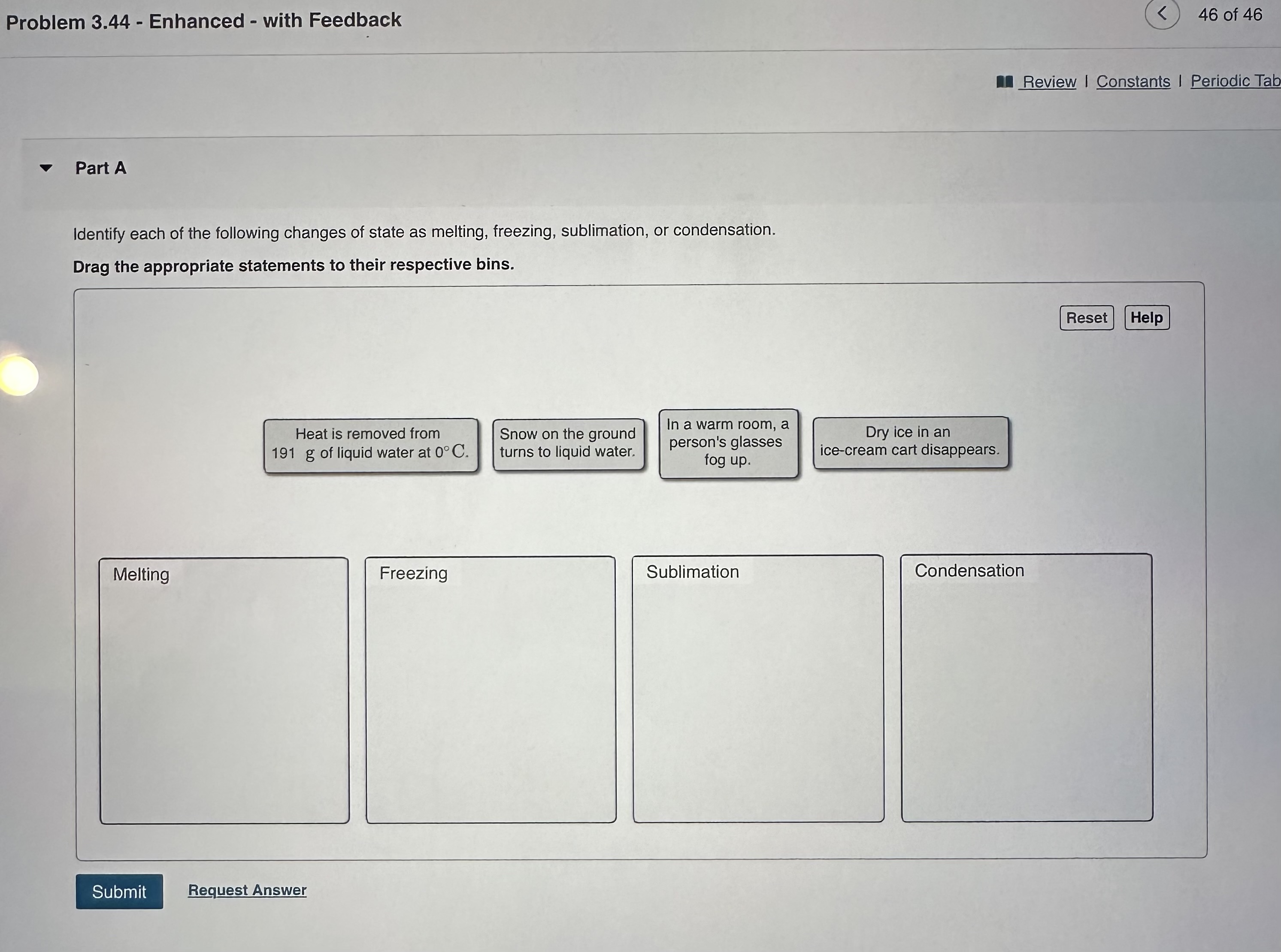 Solved Review I Constants I Periodic Tab Part A Identifv | Chegg.com