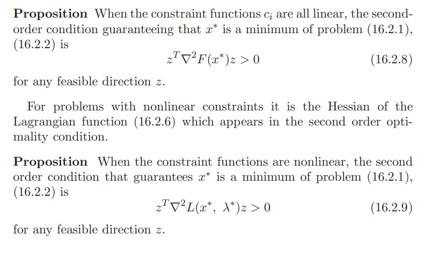 Proposition If x∗ is a local solution of | Chegg.com