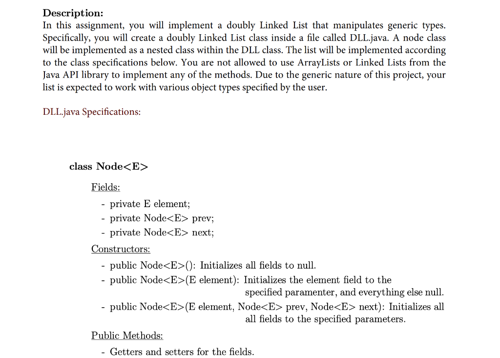 Solved Description: In this assignment, you will implement a | Chegg.com
