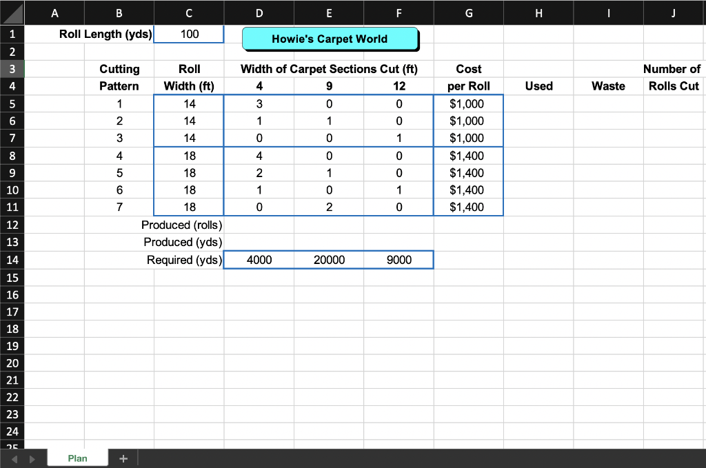 Solved 20. Howie's Carpet World has just received an order | Chegg.com