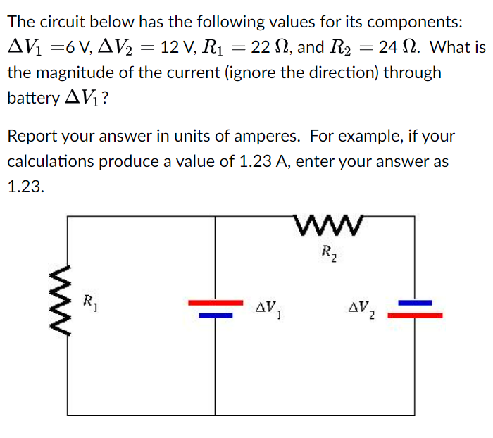 Solved The circuit below has the following values for its | Chegg.com