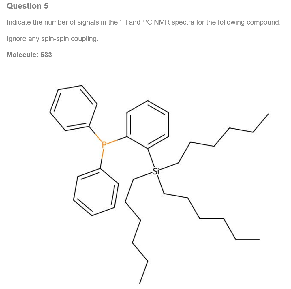 Solved Question 5 ﻿Indicate the number of signals in the | Chegg.com