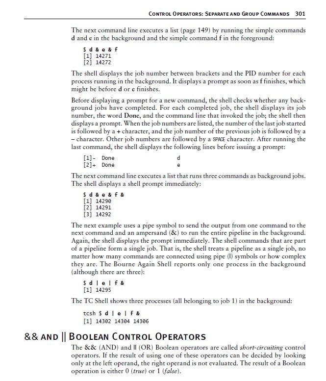 300 CHAPTER 8 THE BOURNE AGAIN SHELL (bash) ; AND | Chegg.com